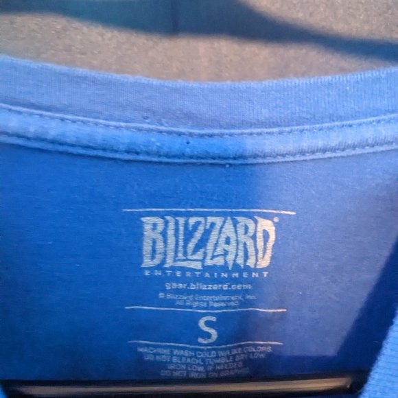Blizzard | Shirts | Blizzard Overwatch Pharah Tshirt Xsmall Blue | Poshmark